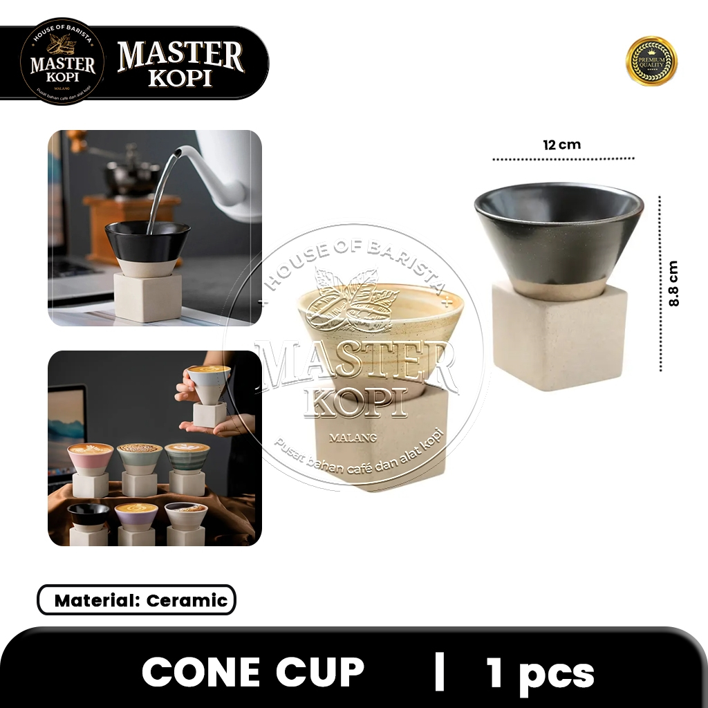 Jual Gelas Matcha Kerucut Keramik Kopi Teh Japanese Cone Shape Cup ...
