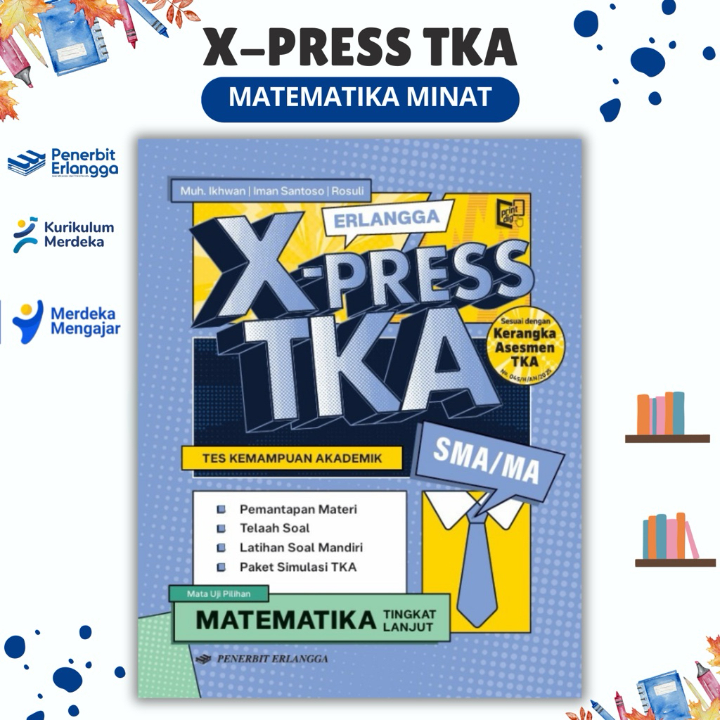Jual BUKU EXPRESS TKA MATEMATIKA (TINGKAT LANJUT) - PENERBIT ERLANGGA ...