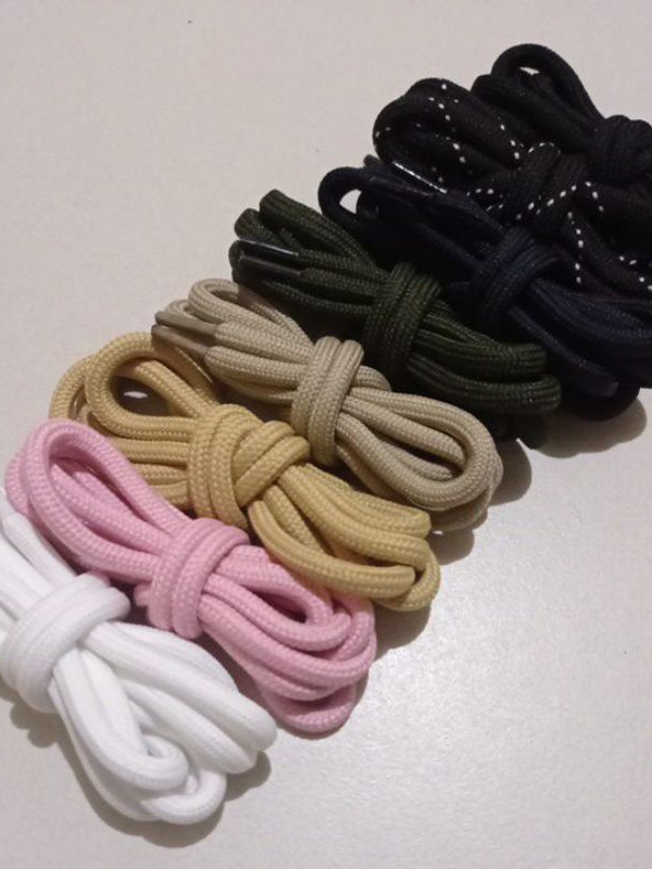 Jual Tali sepatu bulat 6mm original mika berbagai macam warna | Shopee ...
