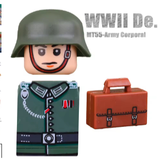 Jual MOC WW2 German Military Female Soldiers Figures Building Blocks ...