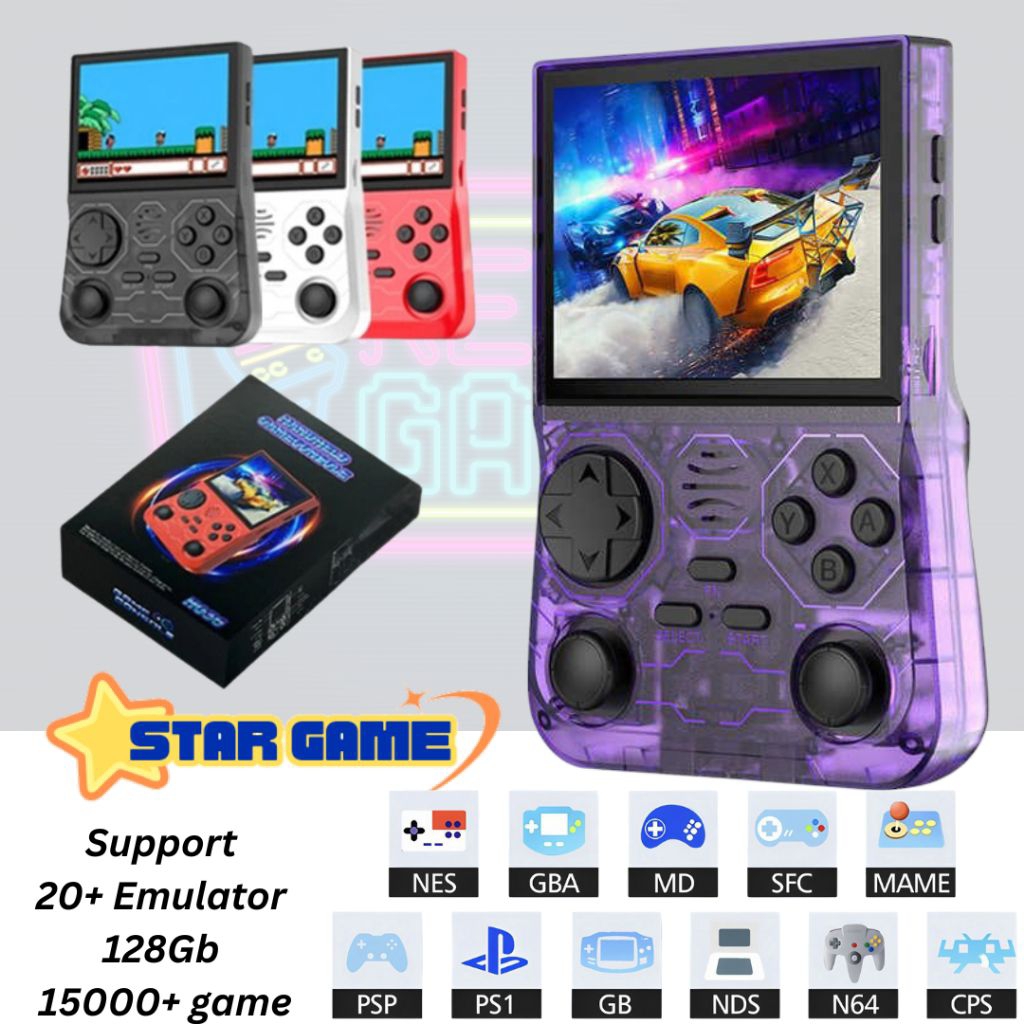Jual Gameboy HG36 Game Console Retro Handheld HD Portable – 2 Joystick ...