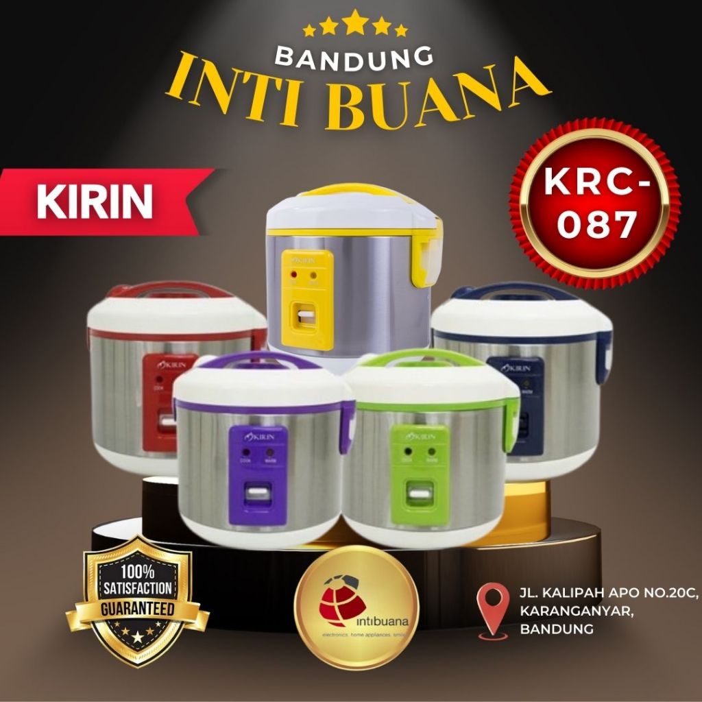 Jual Magic Com KIRIN KRC-087 Rice Cooker 1 Liter KIRIN Rainbow Series ...