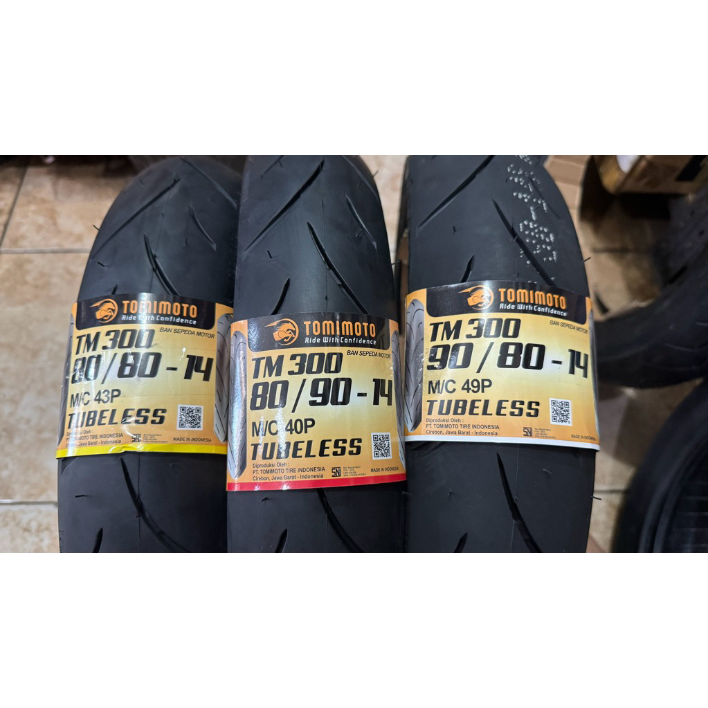 Jual Ban Motor TOMIMOTO TM300 Tubeless | Shopee Indonesia