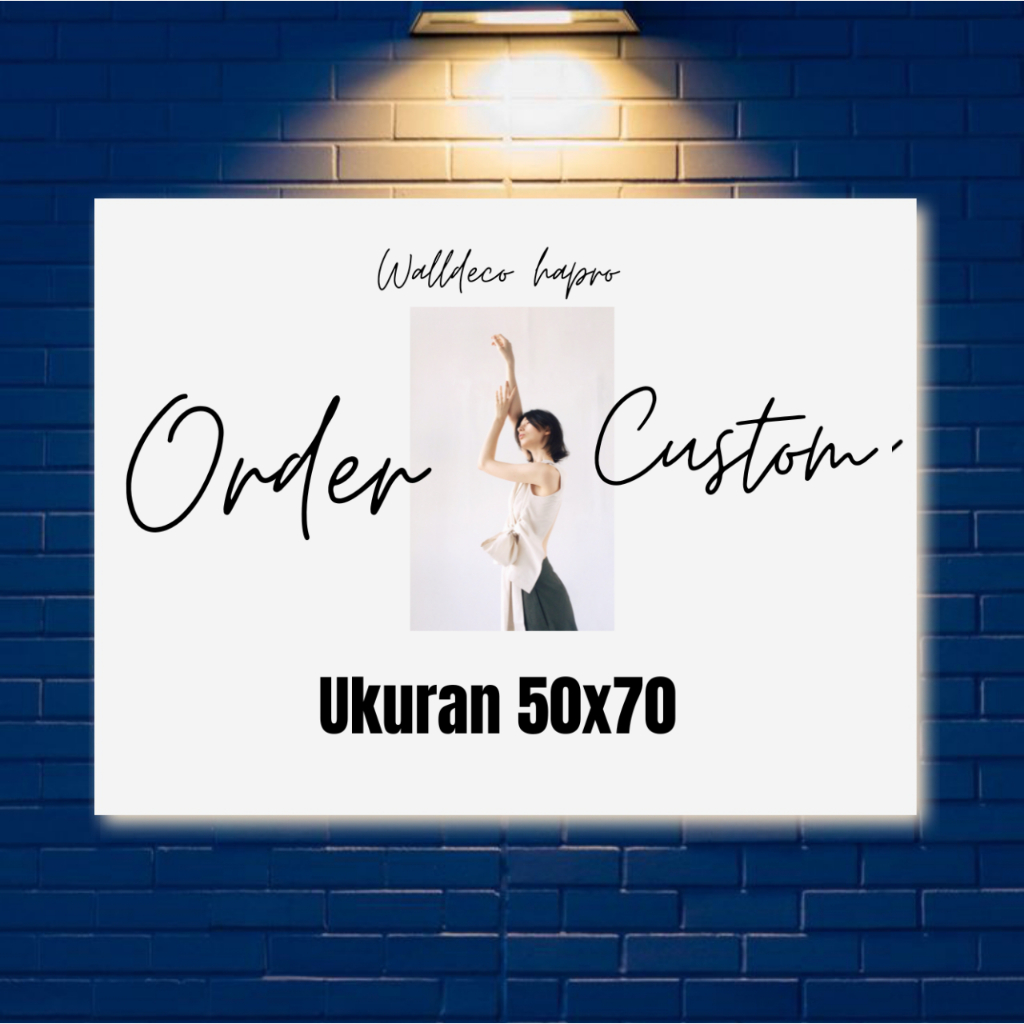 Jual [CUSTOM] Hiasan dinding Walldecor Pajangan Dinding Jumbo 50x70 ...