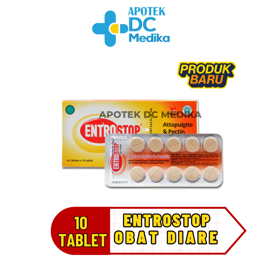 Jual Entrostop Dewasa Obat Anti Diare BAB 1 Strip 10 Tablet | Shopee ...