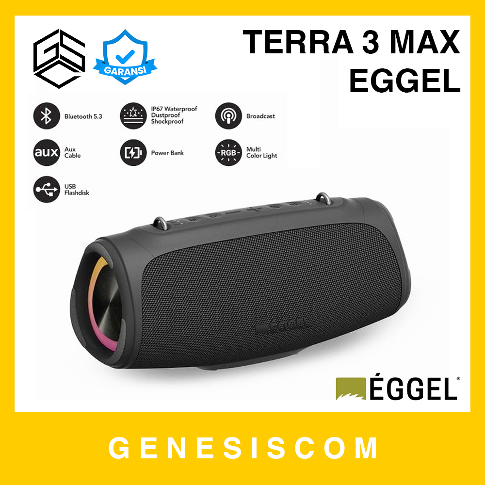 Jual Speaker EGGEL Terra 3 Max - Bluetooth Wireless IP67 Waterproof ...
