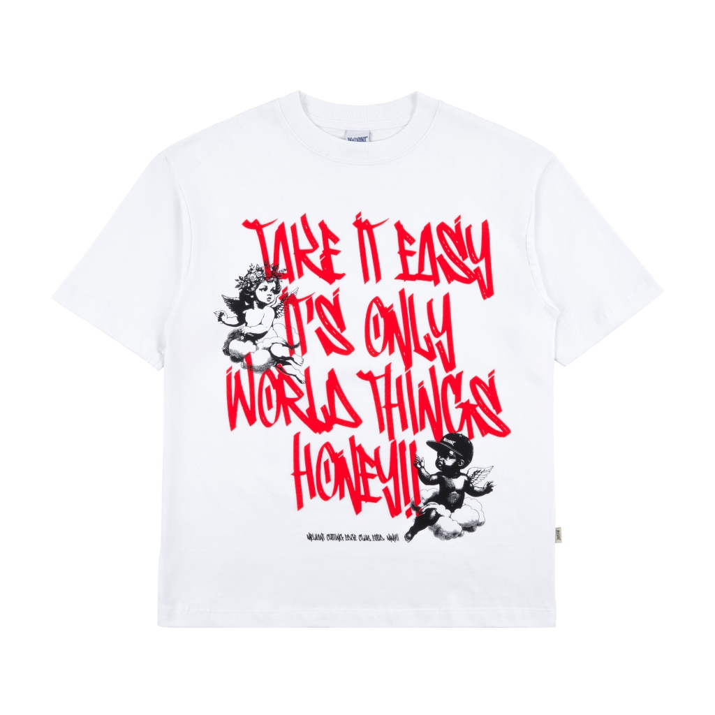 Jual Melvant - MTS Woomba White T shirt | Baju Kaos Putih Pria / Tshirt ...