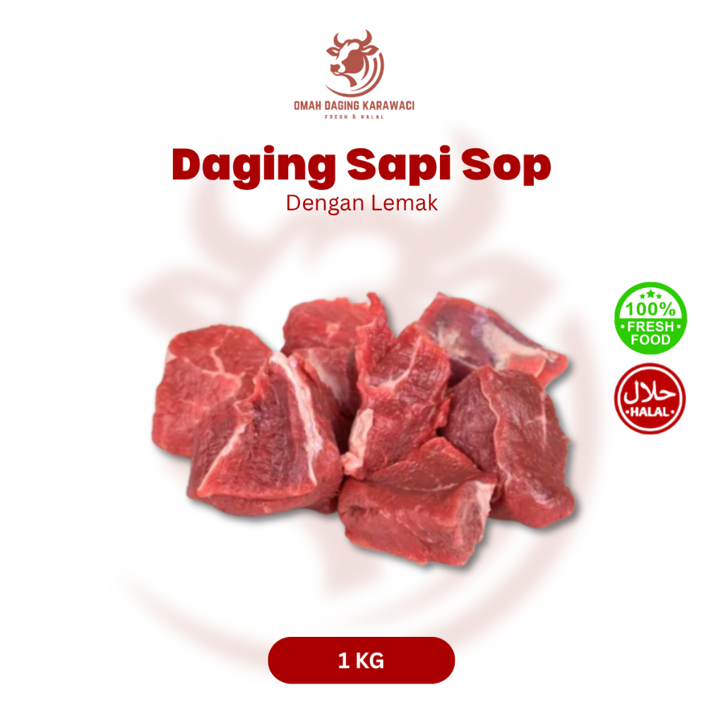 Jual Daging Sop / Daging Rawon / Daging Tongseng Fresh Halal 1kg ...