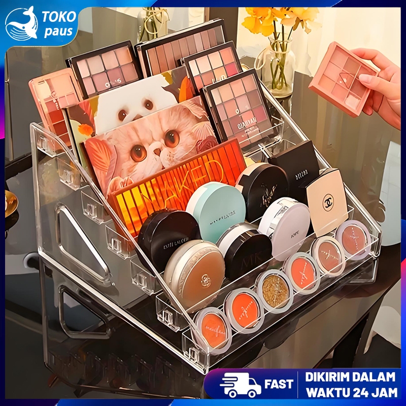 Jual Rak Akrilik 7 Tingkat / Rak acrylic 5 tingkat / K42 Rak Kosmetik ...