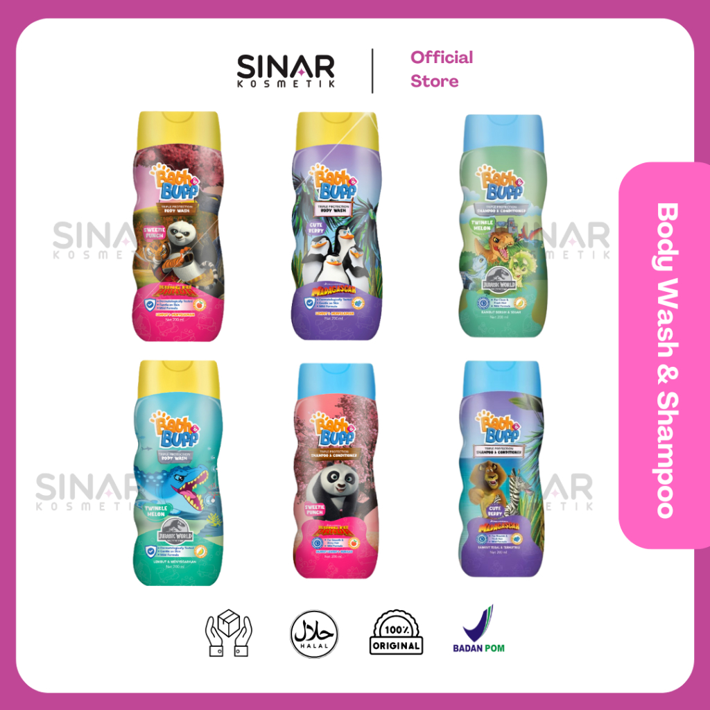 Jual Bath & Buff Body Wash 200ml / Bath & Buff Shampoo and Conditioner ...