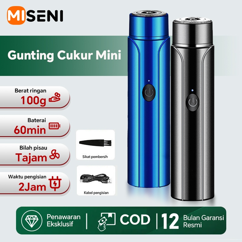 Jual MISENI Travel Shaver Alat Cukur Jenggot Elektrik Mini Portable ...