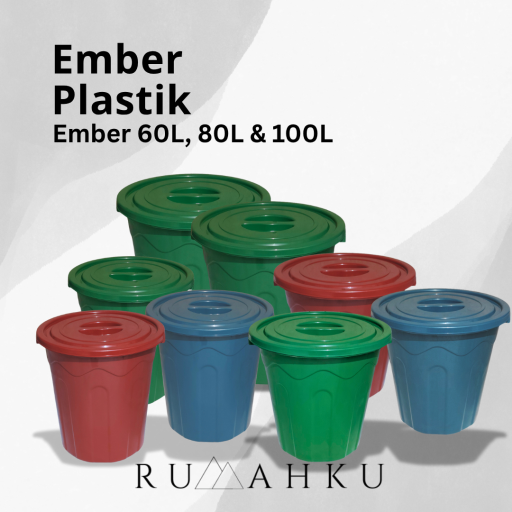 Jual RUMAHKU Tong Ember Air Serbaguna Murah Kapasitas 60-100 Liter Anti ...