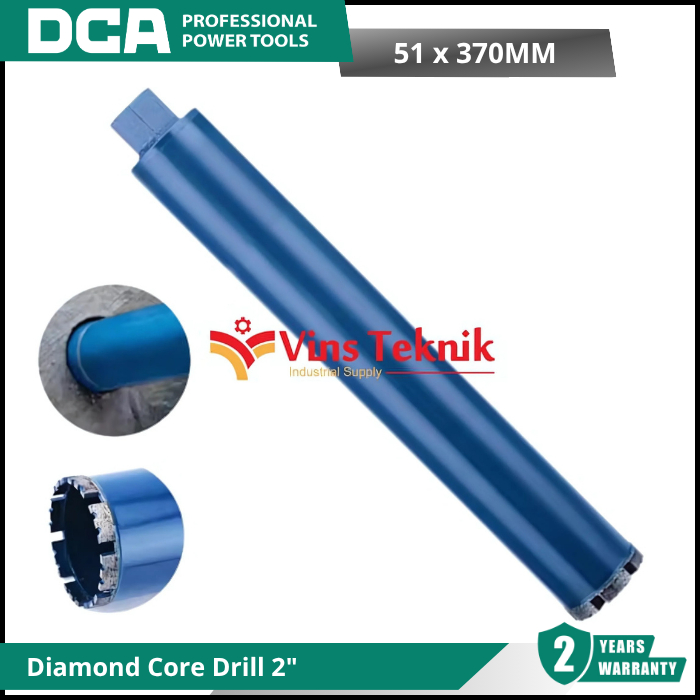 Jual Core Drill Mata Koring Mata Coring Bor Beton 2" DCA 51x370MM ...