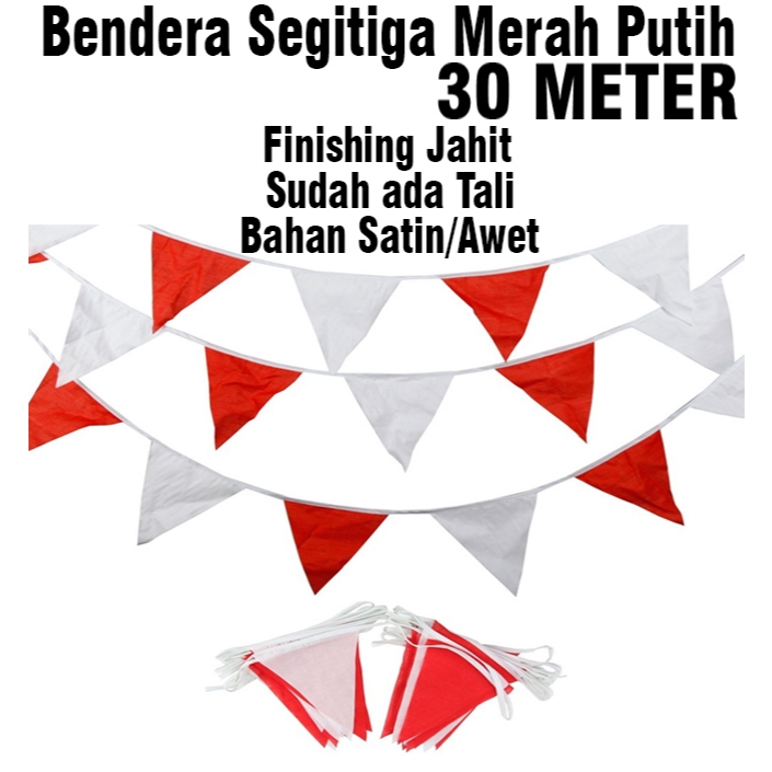 Jual Bendera Karnaval Segitiga HUT RI Umbul Umbul Warna Warna dan Merah Putih Dekorasi Ulang ...