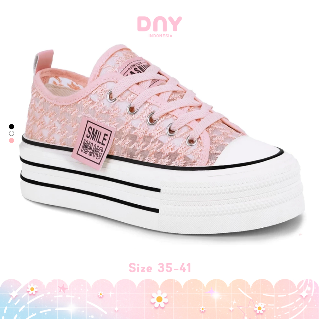 Jual Sepatu DNY Sneakers Rajut Wanita Sepatu Kasual Cewek Terbaru Spatu ...