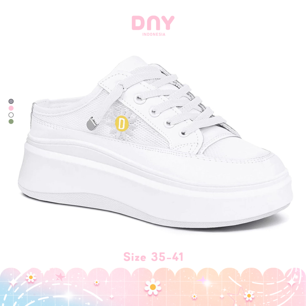 Jual Sepatu DNY Sepatu Sandal Wanita Selop Wedges Sendal Slop Cewek 5 ...