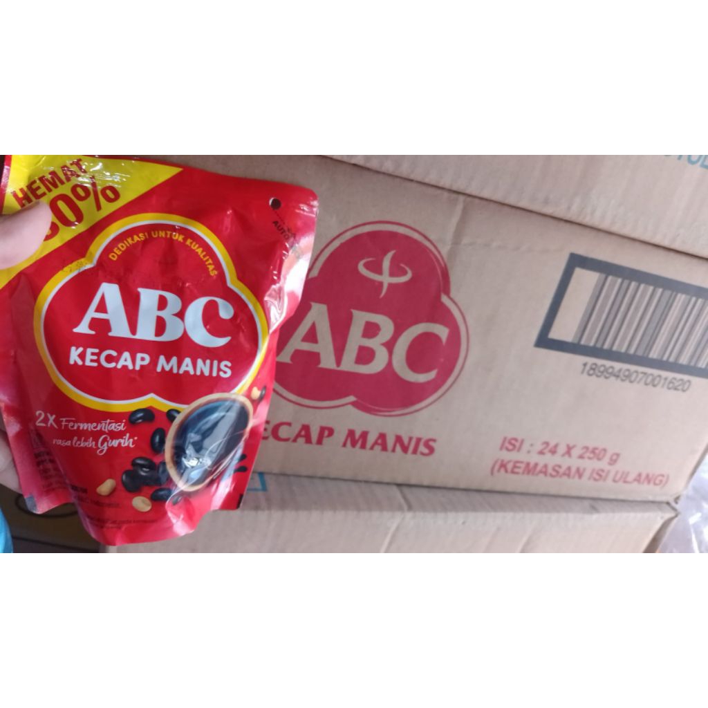 Jual Kecap Manis ABC Sedang 250gr dari kedelai Hitam pilihan | Shopee ...