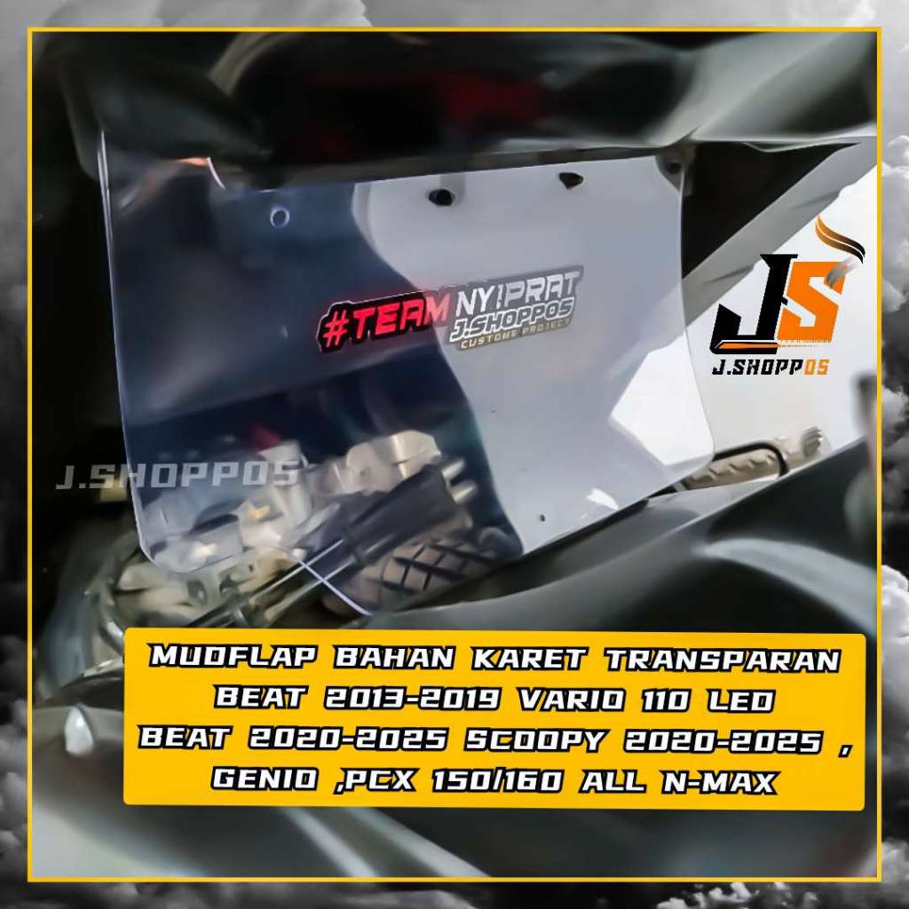 Jual MUDFLAP TRAnSPARAN BEAT FI BEAT POP BEAT NEW VARIO 110 LED BEAT ...