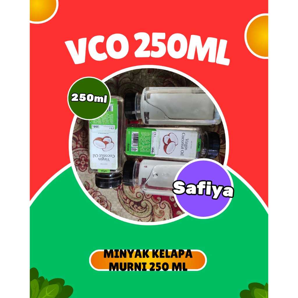 Jual Safiya VCO 250ml Virgin Coconut Oil | VCO Safiya 250ml Minyak ...