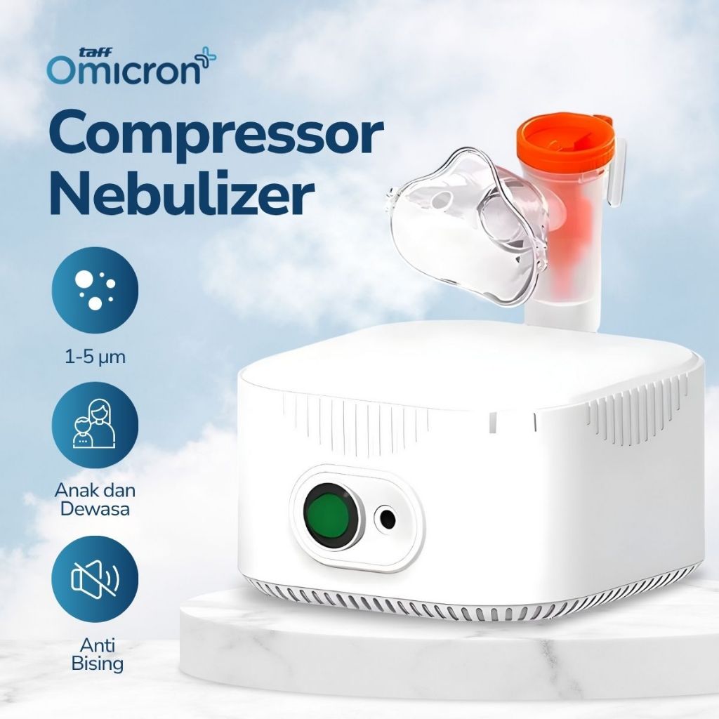 Jual Taff OMICRON Nebulizer Alat Terapi Bantu Pernapasan Compressor ...