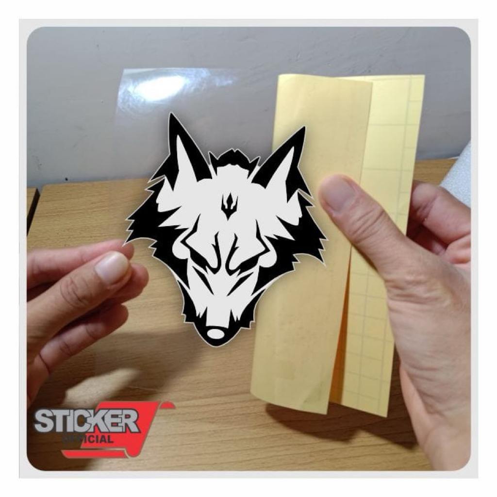 Jual sticker fox, stiker ruba / cutting sticker, stiker tertur timbul ...