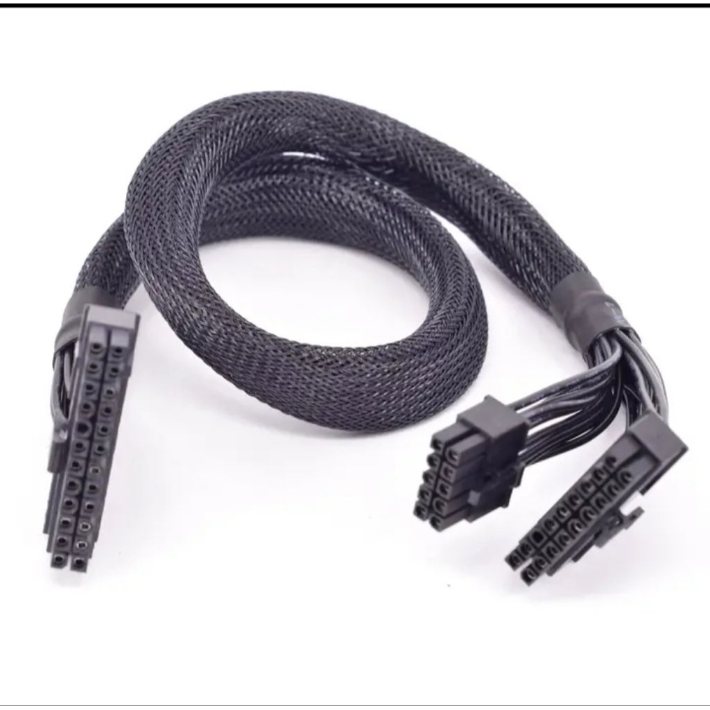 Jual kabel modular 18+10 pin to 24 pin atx psu super flower sf 750 watt ...