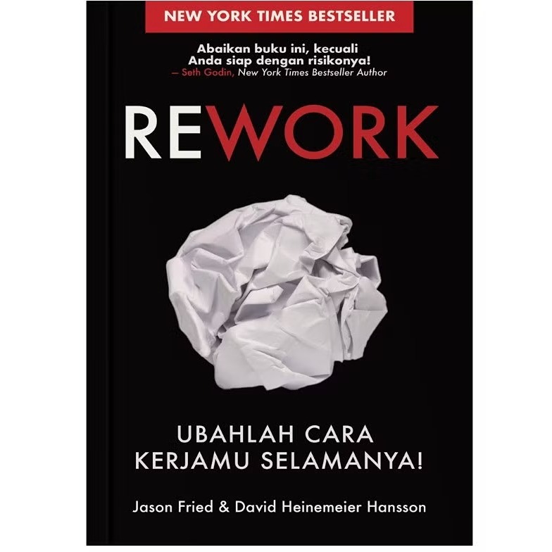 Jual Buku Rework - Jason Fried & David Heinemeir - Renebook | Shopee ...