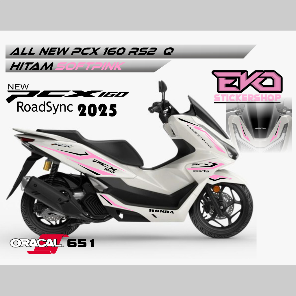 Jual Stiker PCX 160 2025 Cutting Sticker Pcx RoadSync Striping Variasi ...