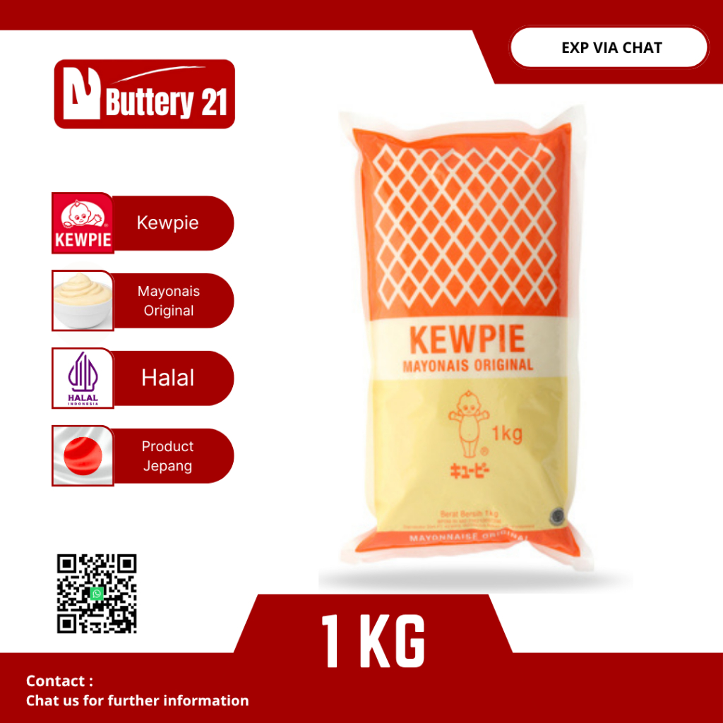 Jual KEWPIE MAYONAIS ORIGINAL 1 KG/MAYONNAISE ORIGINAL/MAYONAIS ORIGINAL KEWPIE | Shopee Indonesia