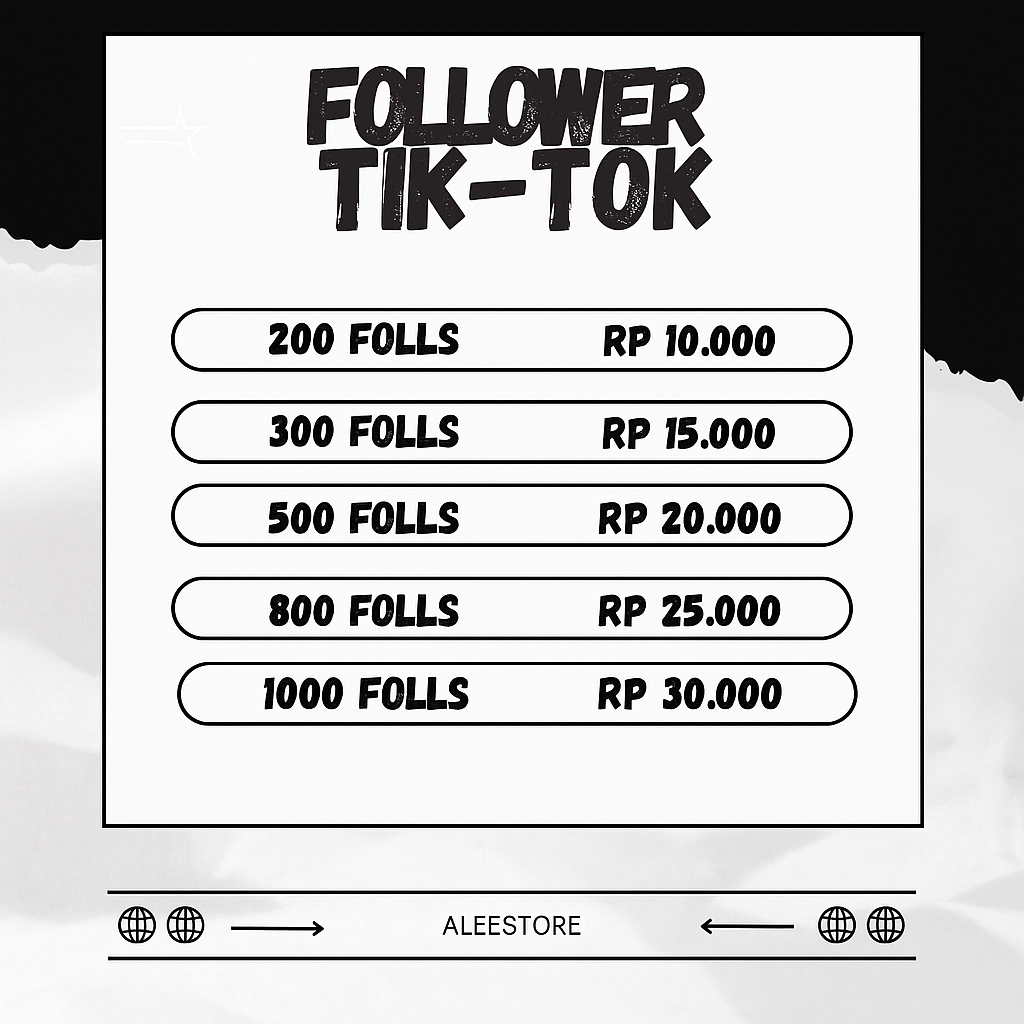 Jual Followers TKT0k 100% permanen non drop murah Follower toktok ...