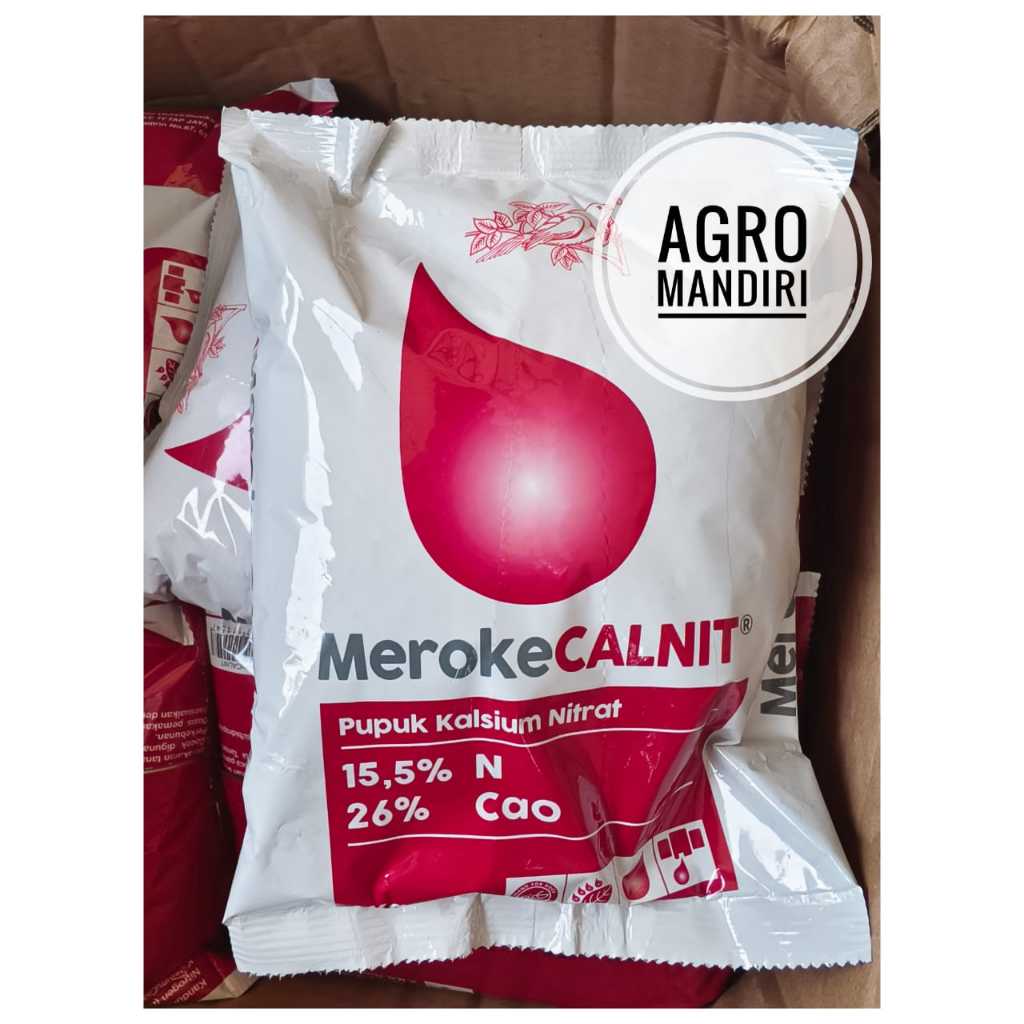 Jual 1 Dus Pupuk Meroke CALNIT 1 kg Kalsium Nitrat Hidroponik Grade ...