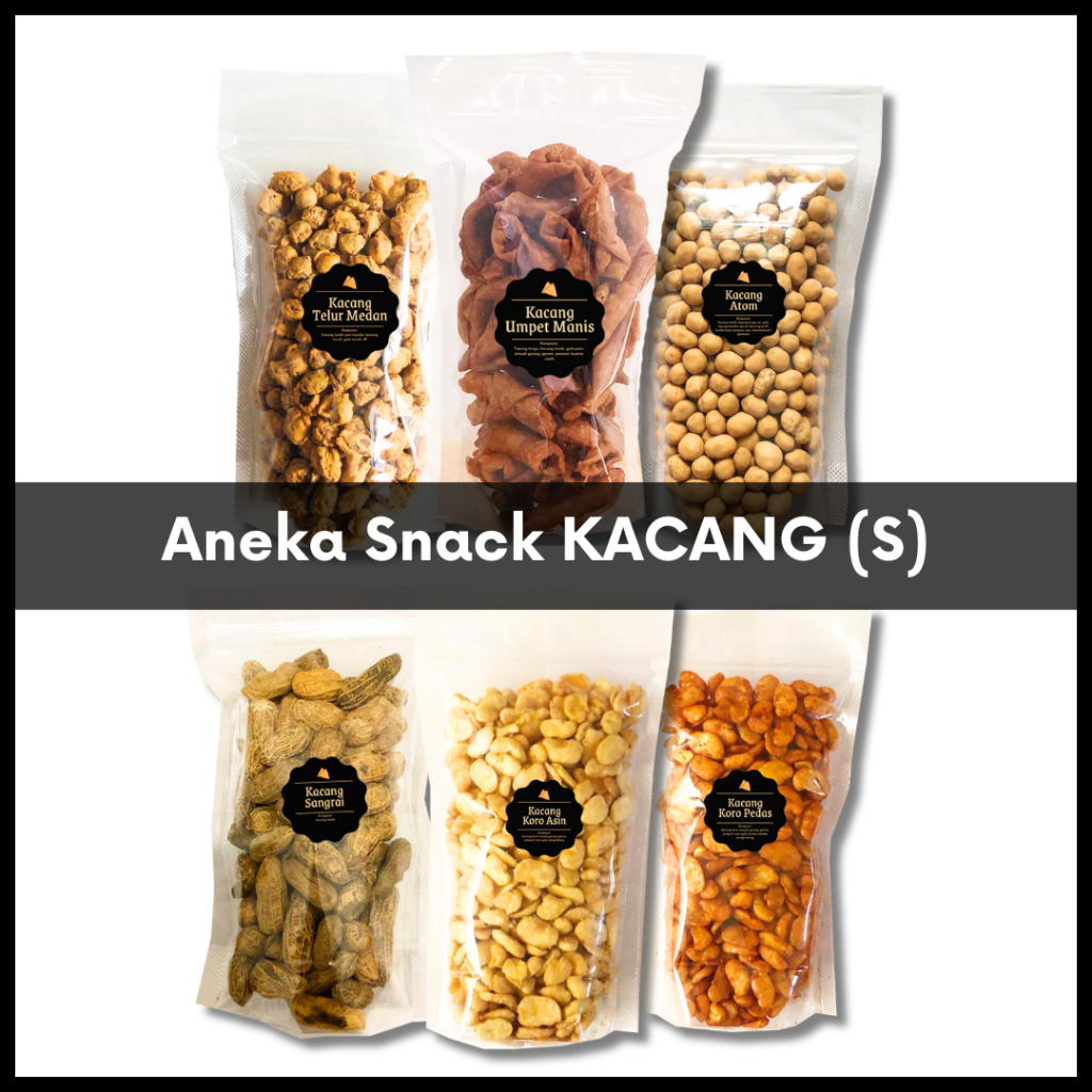 Jual [DELISH SNACKS] Aneka Snack Kacang-Kacangan (S) / Kacang Cemilan ...