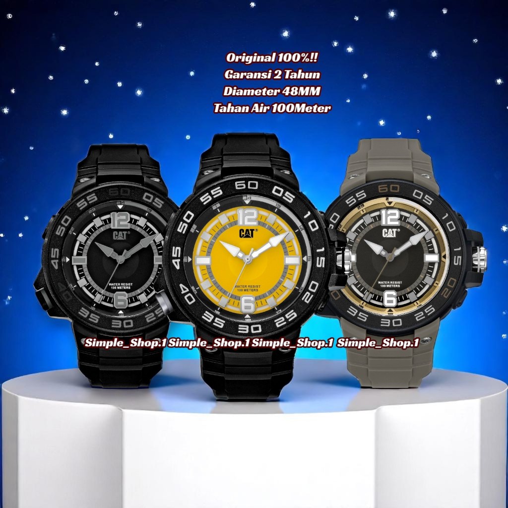 Jual Original 100%!! Jam Tangan Pria CATERPILLAR CAT P3.110.26.136 P3 ...