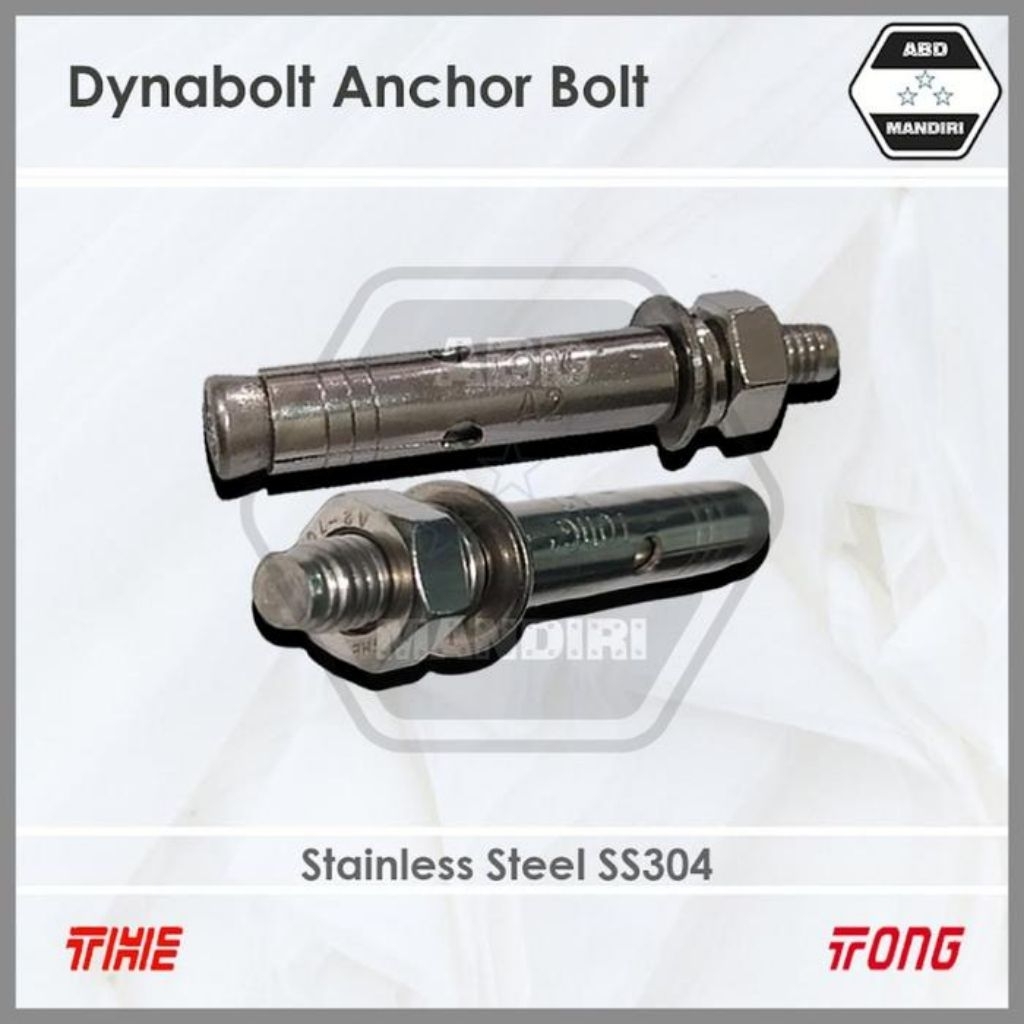 Jual SS304 DYNABOLT DINABOLT M6 X 50 ( SELONGSONG M8 ) M6x50 ANCHOR ...