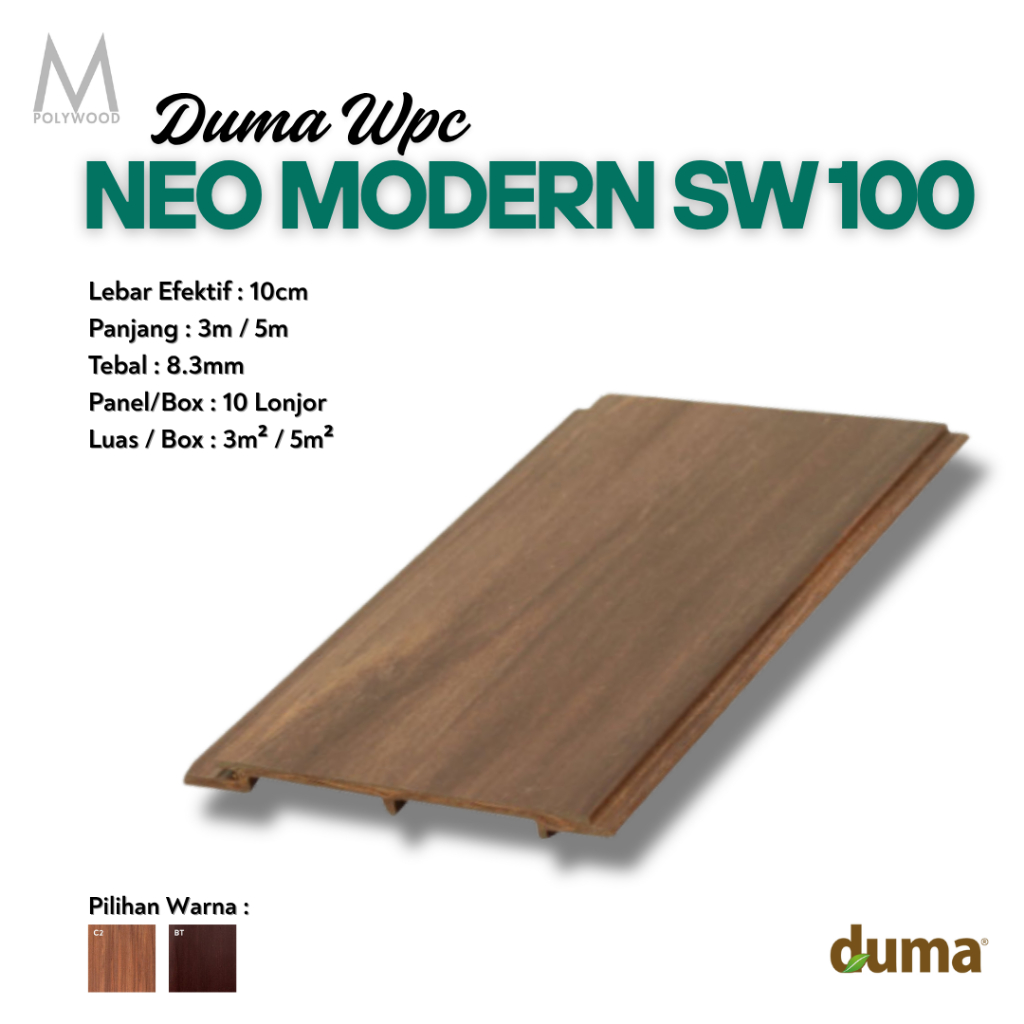 Jual READY STOK - DUMA NEO MODERN SW100 / DUMA WPC (WOOD PLASTIC ...