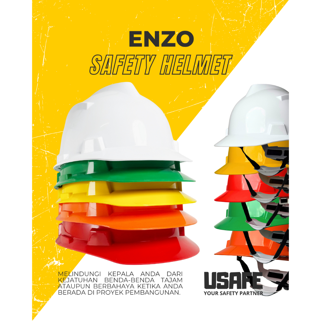 Jual ( GARANSI ) Helm Proyek Safety Fast Track Enzo SNI | Shopee Indonesia
