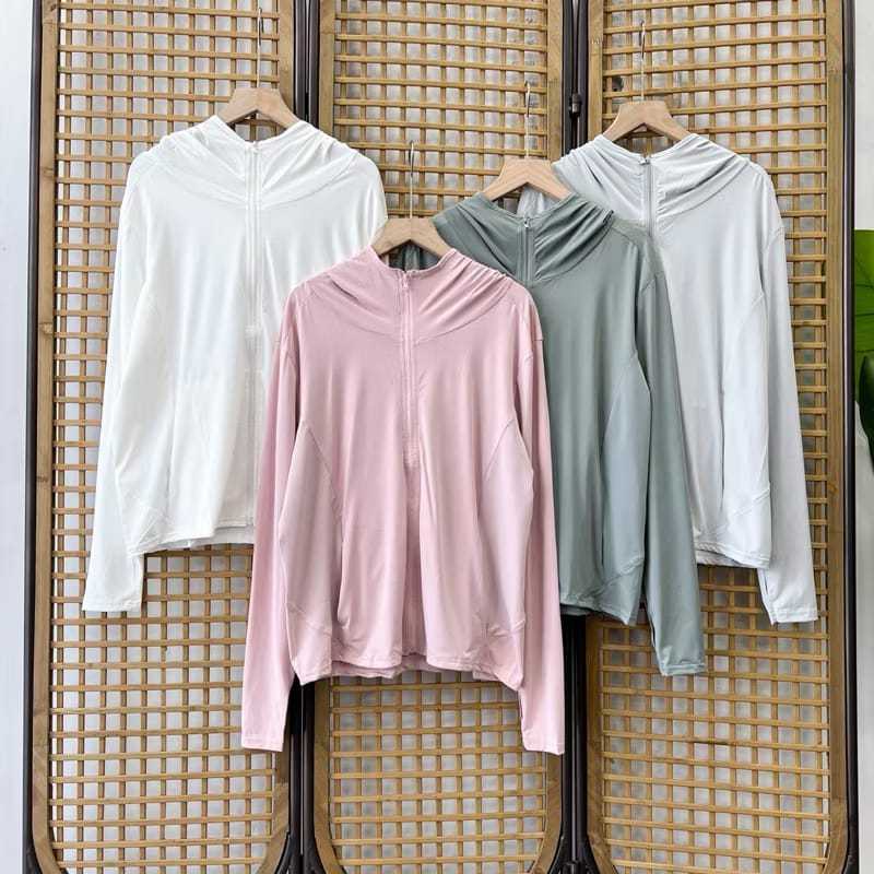 Jual Jaket Wanita Olahraga Mesh Hoodie Outdoor Sun Protection Anti UV UPF50+ 100% Original Jaket ...