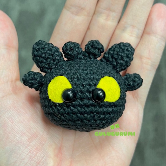 Jual Night Fury (Toothless) / Light Fury Boneka Rajut Amigurumi ...
