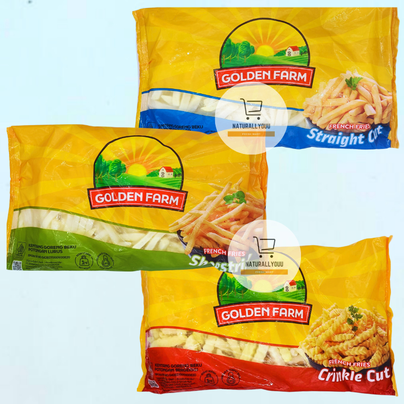 Jual Golden Farm Kentang Goreng 1KG French Fries | Shopee Indonesia
