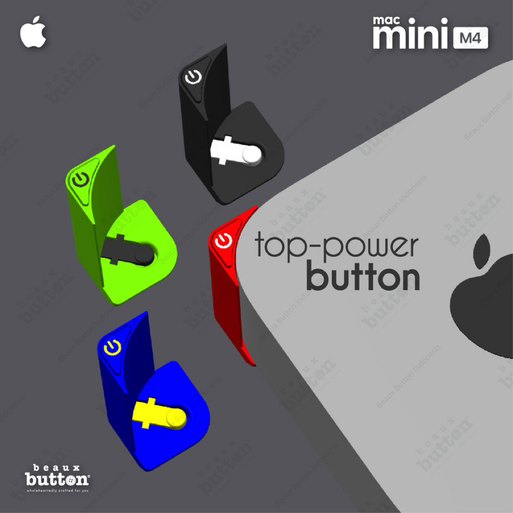 Jual Mac Mini M4 Tombol Top Power Button On Off Custom 3D | Shopee ...