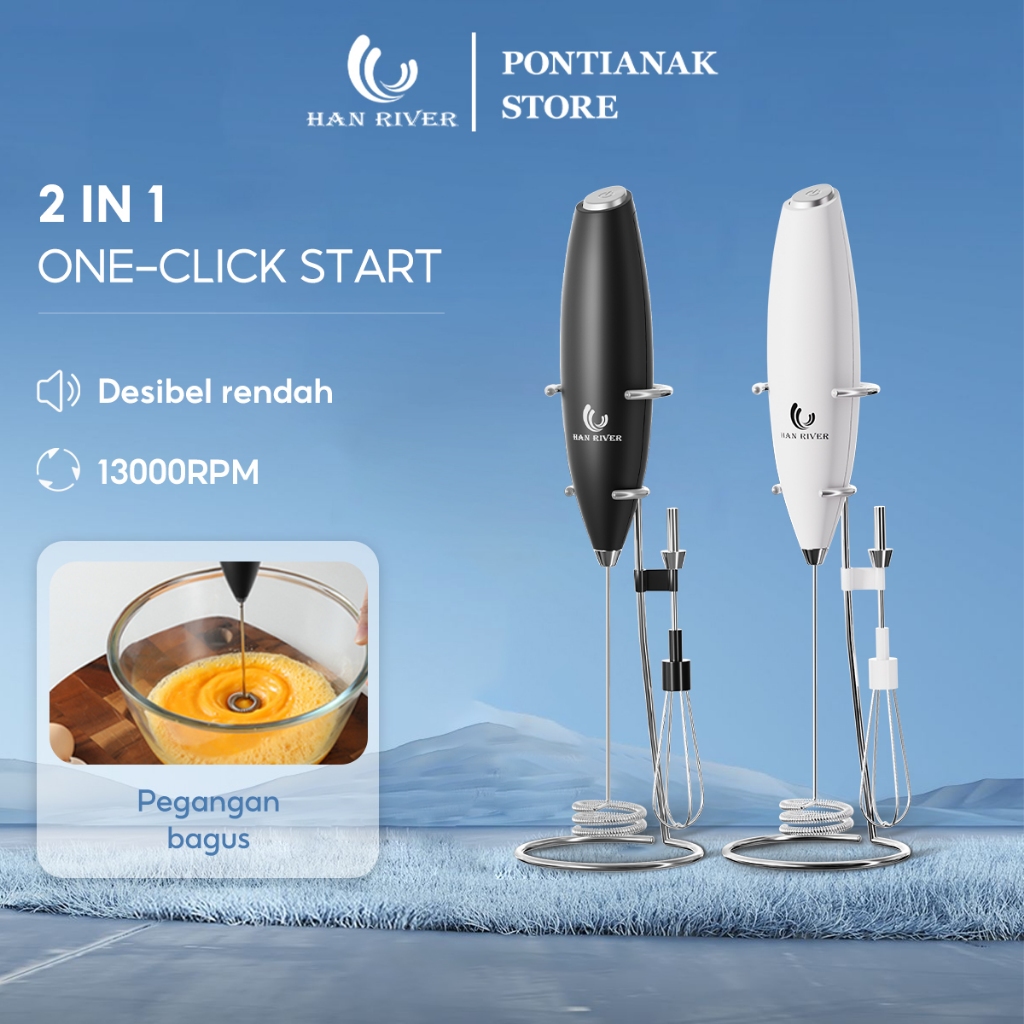 Jual [Pengiriman dari Pontianak]HAN RIVER Mixer HRDDQ07 Handheld ...