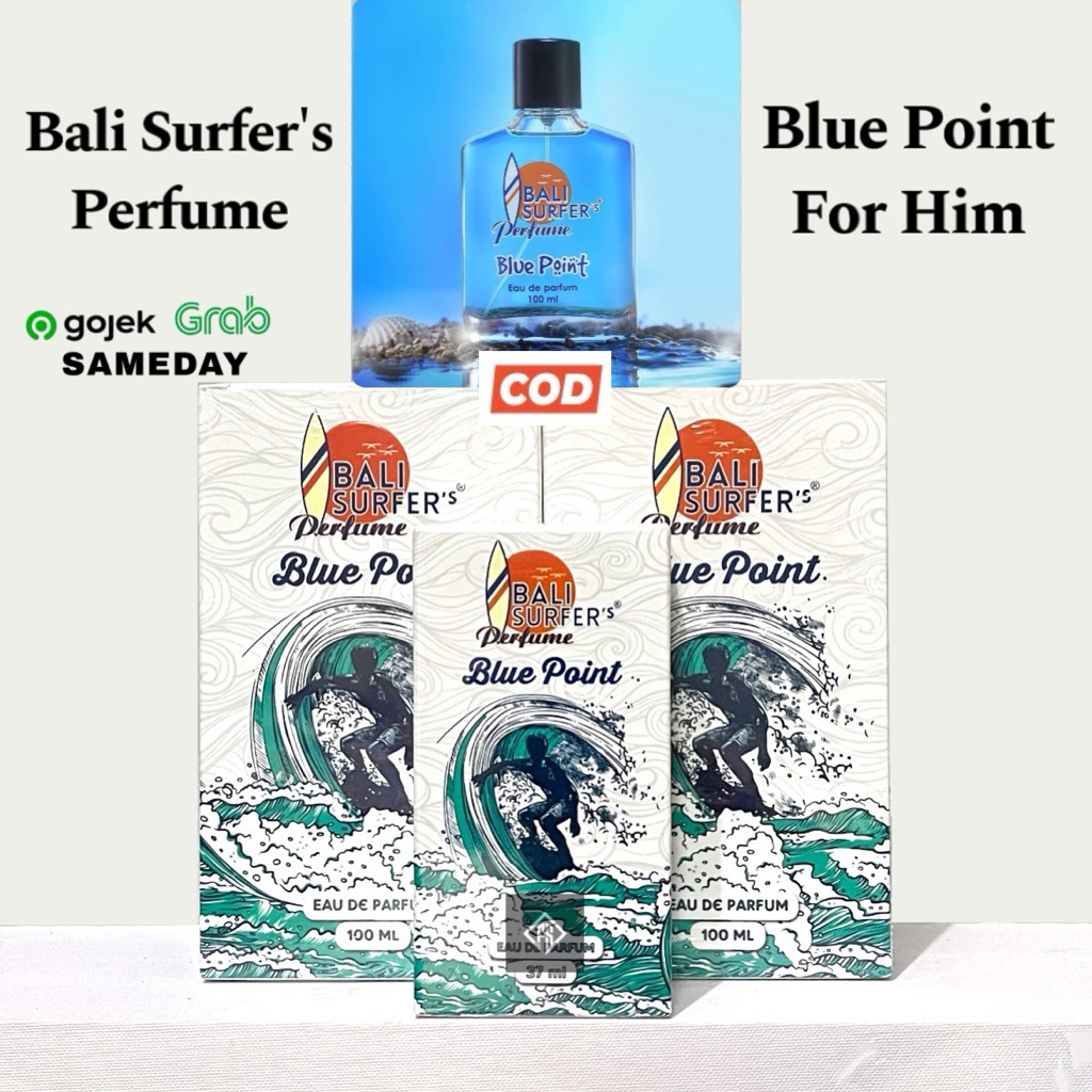 Jual [READY] Parfum Bali Surfers Blue Point for Him 100 ml & 37 ml ...