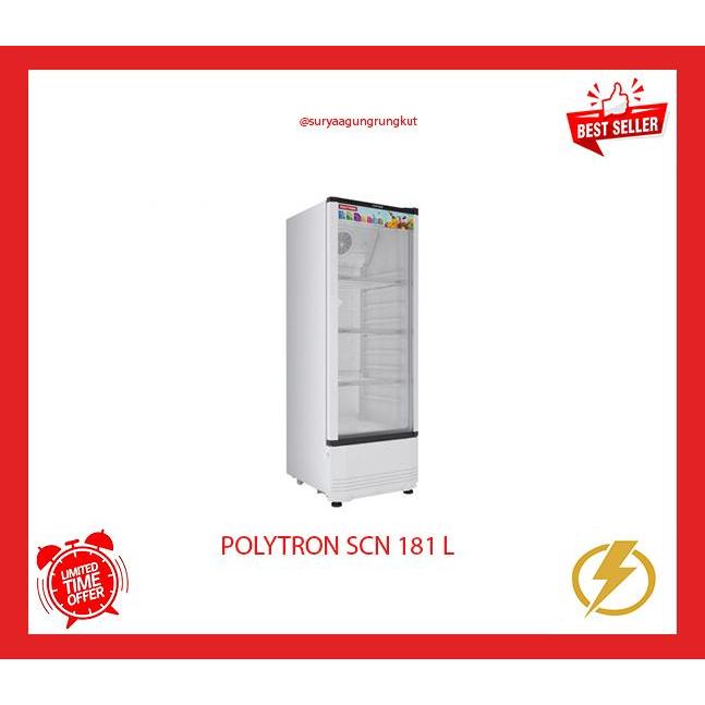 Jual PENDINGIN / SHOWCASE POLYTRON SCN 181 L | Shopee Indonesia