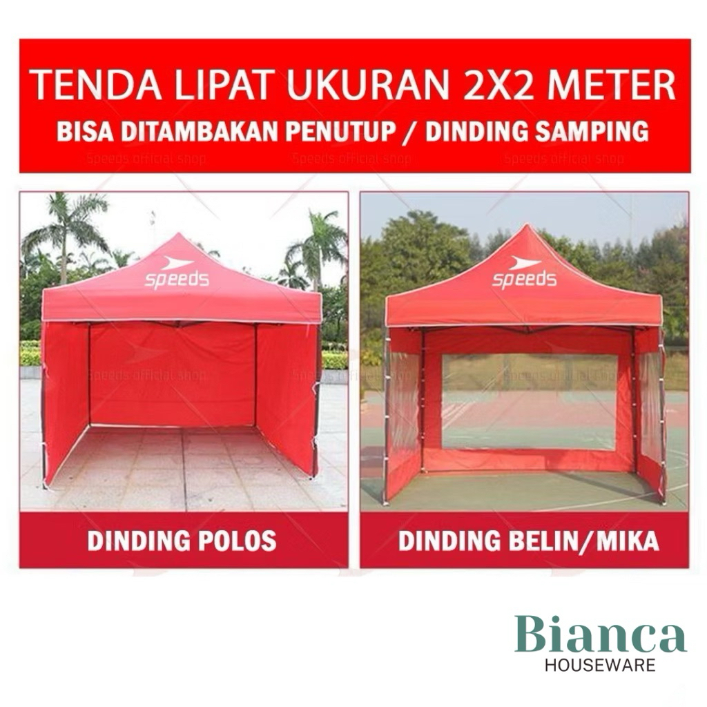 Jual Tenda Lipat Merk Speed Premium Ukuran 2x2 M Termasuk Terpal Biru ...