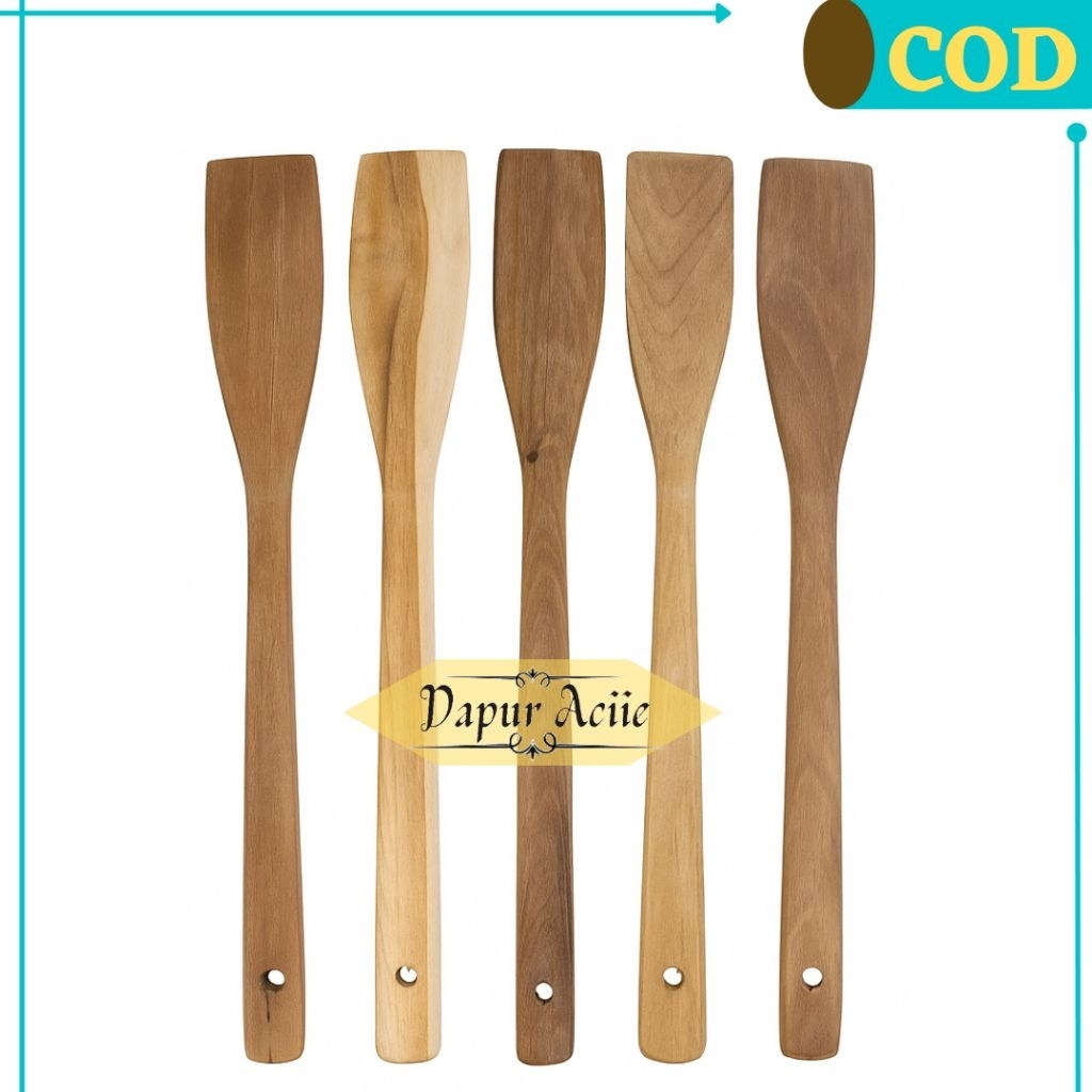 Jual Sutil Mini / Sotel Bikang / Spatula Bahan Kayu Jati Ukuran Kecil ...