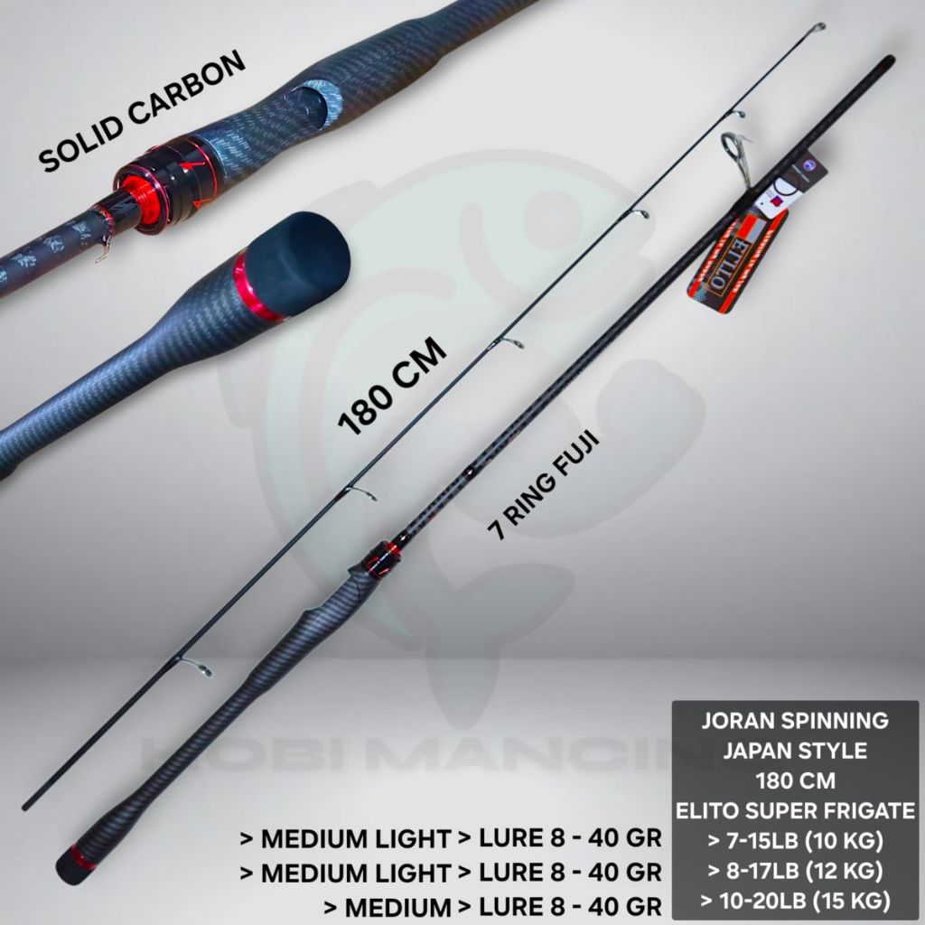 Jual Joran Spinning Elito Super Frigate Japan Style 180cm / Joran Pancing Elito Super Frigate ...