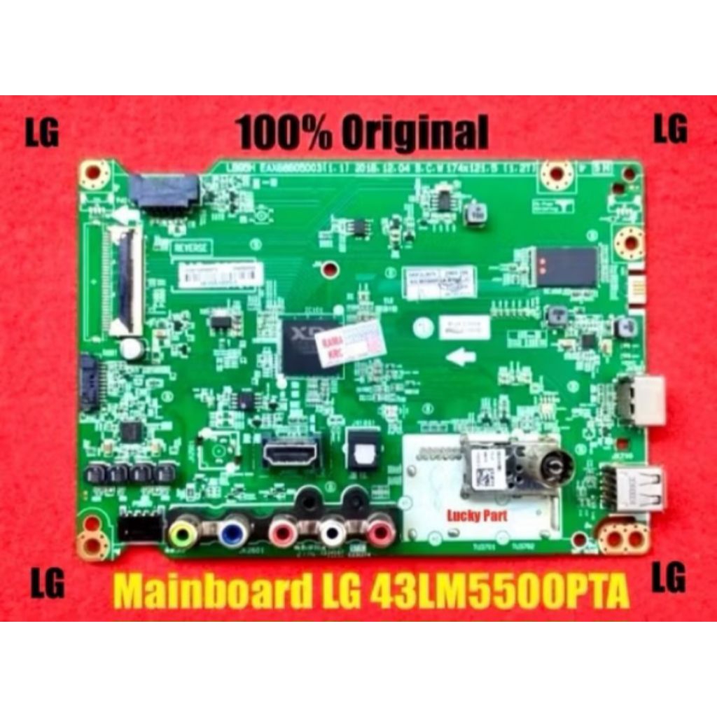 Jual MB MAINBOARD TV LG LED 43lm5500pta BEKAS NORMAL BERGARANSI ...