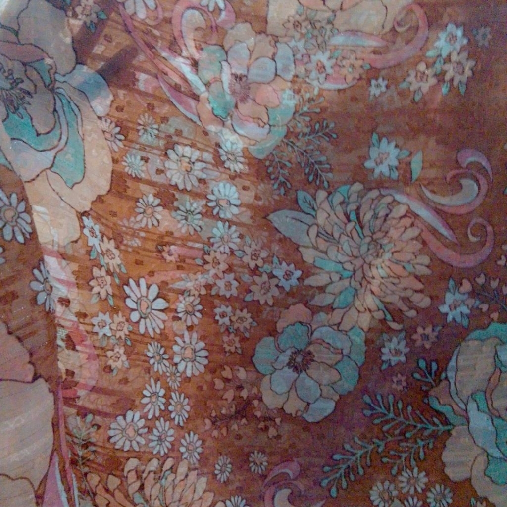 Jual Kain Sifon Motif Timbul Bunga Glitter - (AKT) - Kain Sifon Motif ...