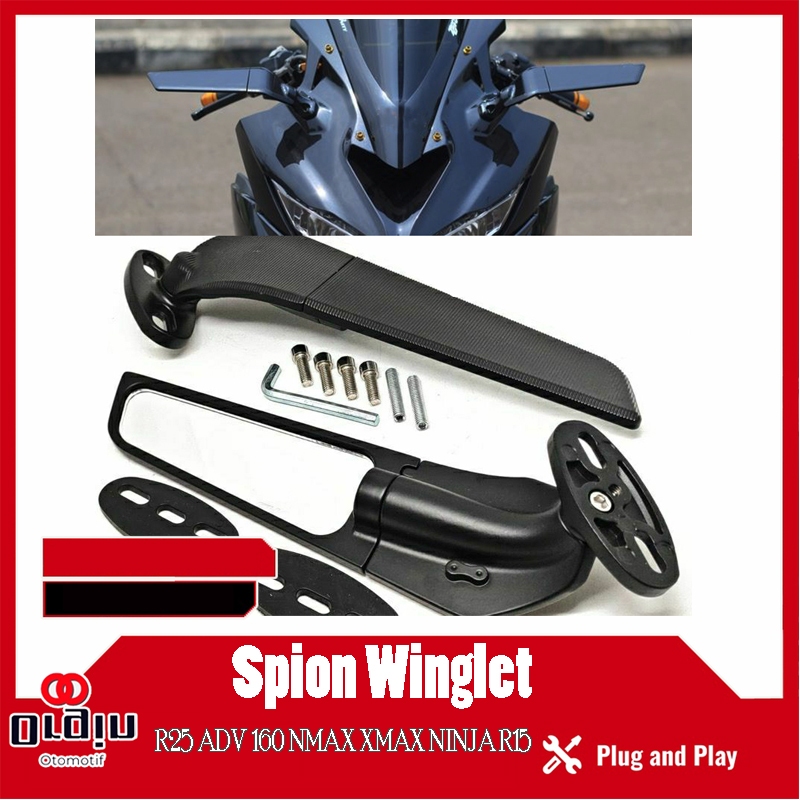 Jual SPION WINGLET NEW ADV 160 NMAX XMAX NINJA R15 VARIO 160 R25 ...
