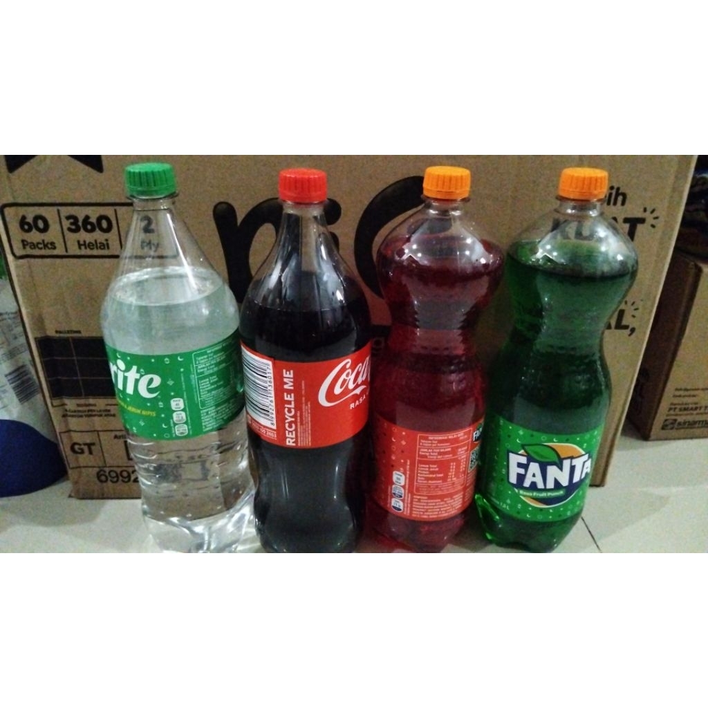 Jual Fanta coca cola sale 1000ml jumbo 1L expired 23 Maret 2026 minuman ...